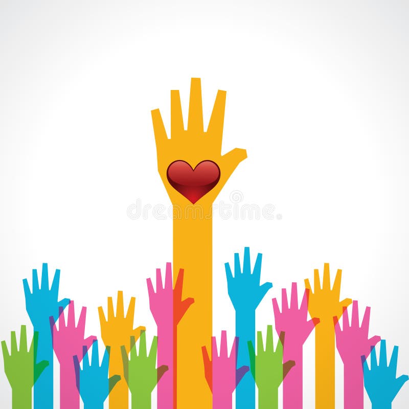 Helping Hand Heart Stock Illustrations – 4,398 Helping Hand Heart Stock ...