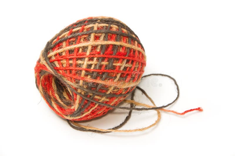 Hemp Rope Wyth Red Hearts and White Rose Petals on the White Wood Table ...