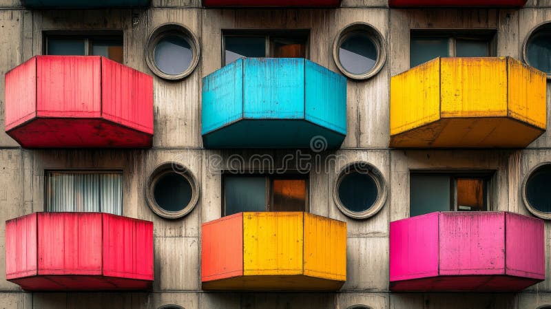 Hexagonal Balconies Stock Illustrations – 16 Hexagonal Balconies Stock ...