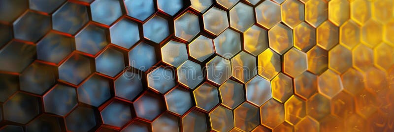 Abstract Background Hexagonal Cells Gradient Stock Illustrations – 385 ...