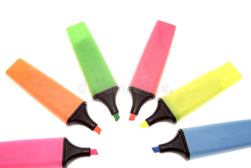 Pink Highlighter with Heart Stock Vector - Illustration of piece ...