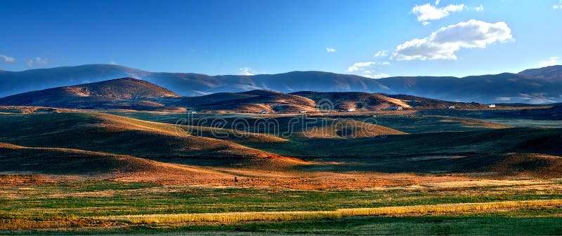 Colorful hill stock image. Image of nice, life, vehicle - 3999215