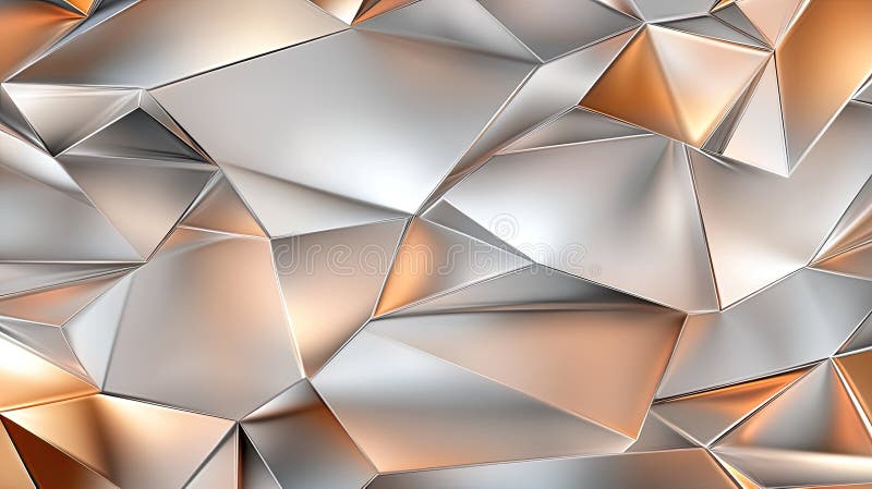 A Colorful Holographic Silver Foil Texture with Small Triangles Forms a ...