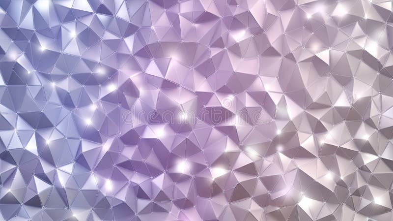 A Colorful Holographic Silver Foil Texture with Small Triangles Forms a ...