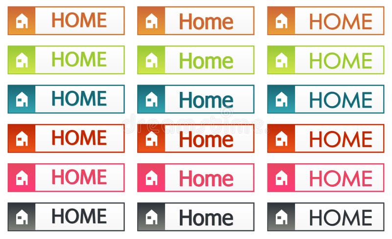 Colorful Home Sweet Home Background Stock Vector - Illustration of ...