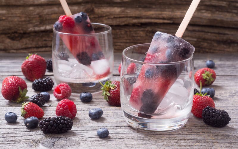Colorful homemade popsicle stock photo. Image of dessert - 97644402