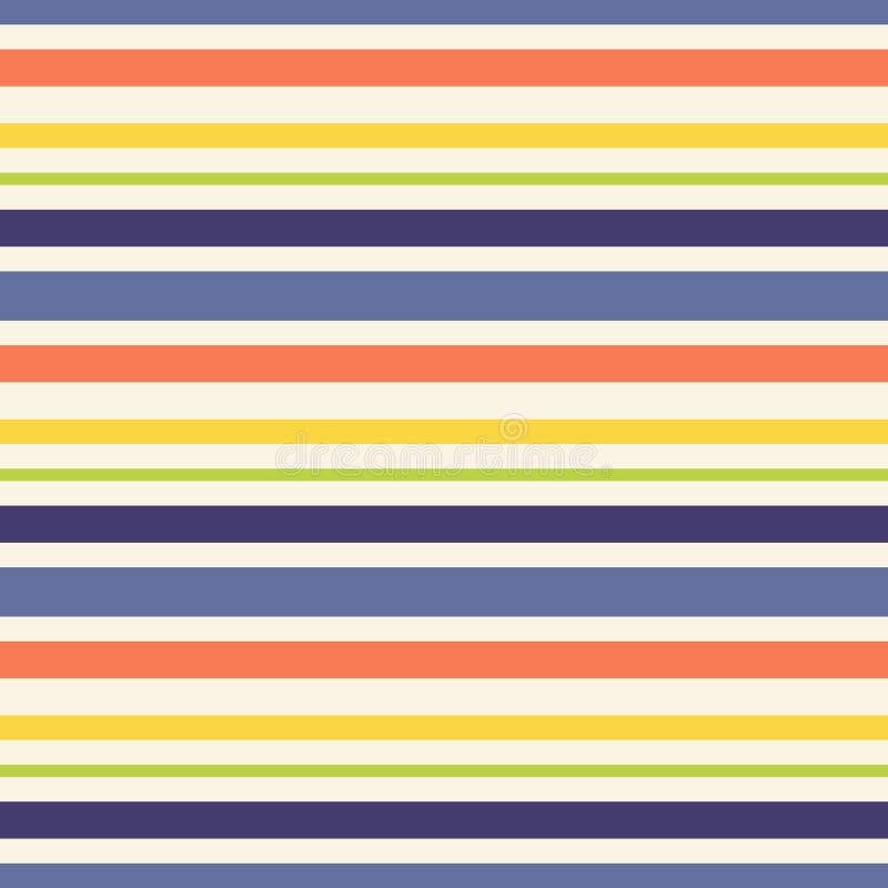 Colorful Horizontal Stripes Background