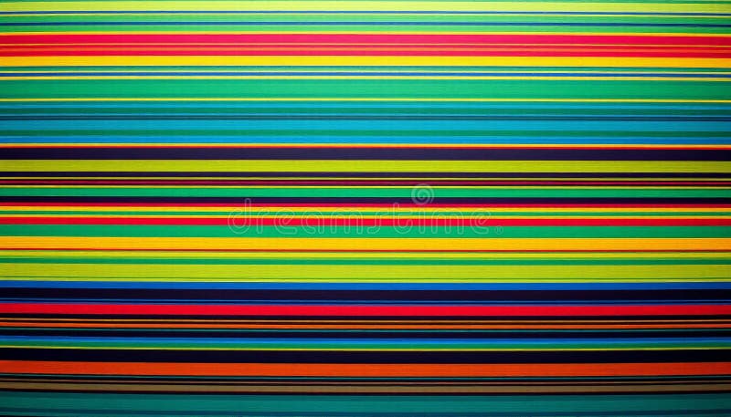 Colorful Horizontal Stripes in Varying Widths and Shades Create a ...