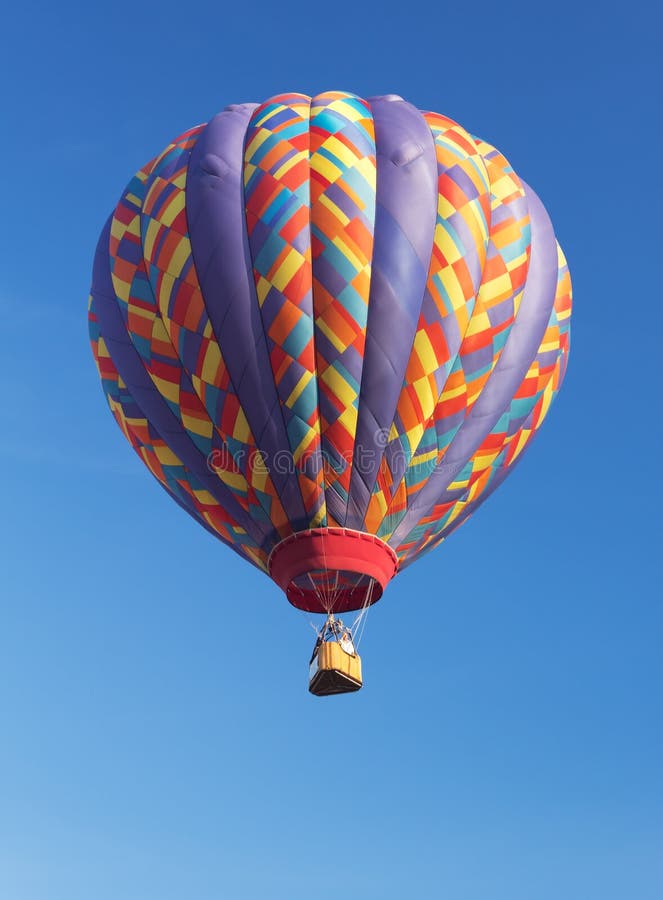 Colorful Hot Air Balloon stock photo. Image of flight - 43704466
