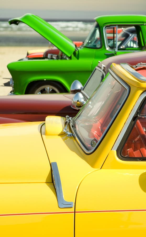 Colorful Hot Rod Cars stock image. Image of retro, decoration - 15127617