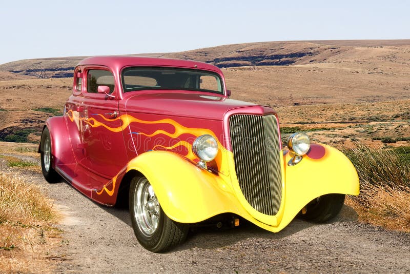 Colorful Hot Rod Cars stock photo. Image of color, oldtimer - 15127678