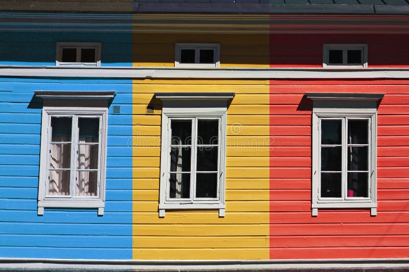 Colorful house stock image. Image of colorful, house, finnish - 1129997
