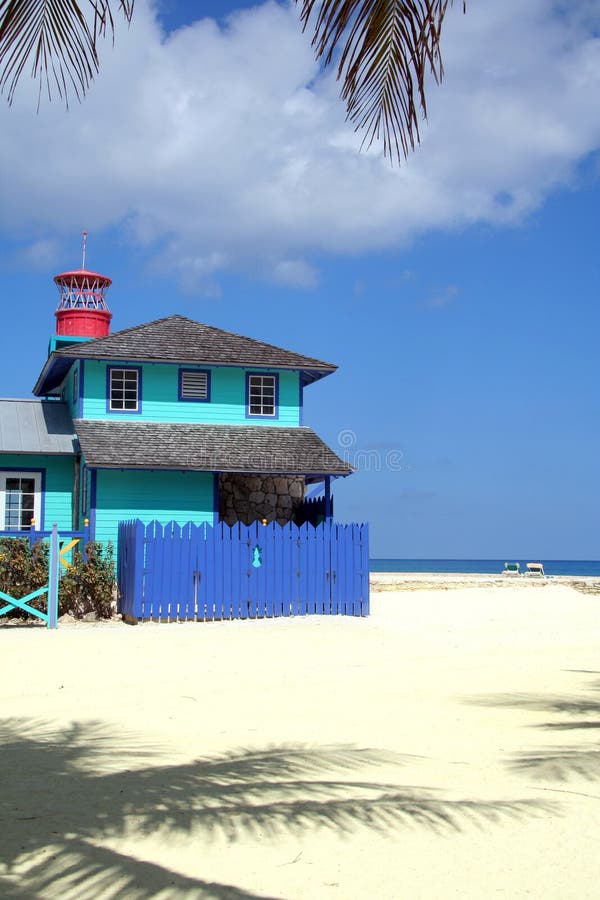 Colorful House in the Caribbean Stock Image - Image of house, building ...