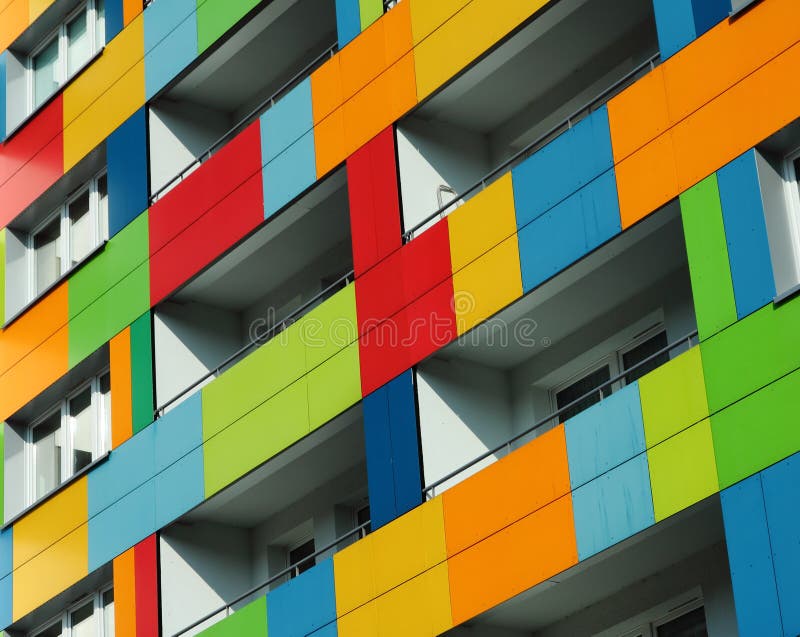 Colorful house in Germany stock image. Image of large - 146284807