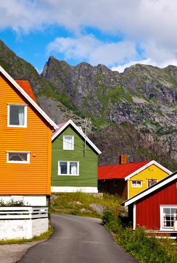 Colorful houses stock image. Image of light, experience - 16195455