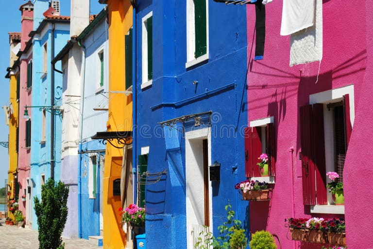369 Colorful Row Houses Boats Stock Photos - Free & Royalty-Free Stock ...
