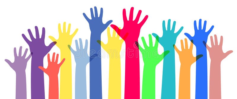 Colorful Human Hands - Diversity Concept Stock Vector - Illustration of ...
