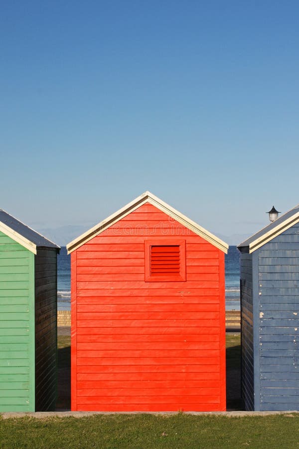Colorful huts stock image. Image of false, blue, building - 11669953