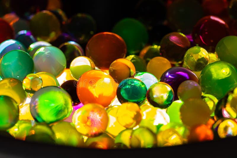 Colorful Hydrogel Balls As Textured Background Stock Image - Image of ...