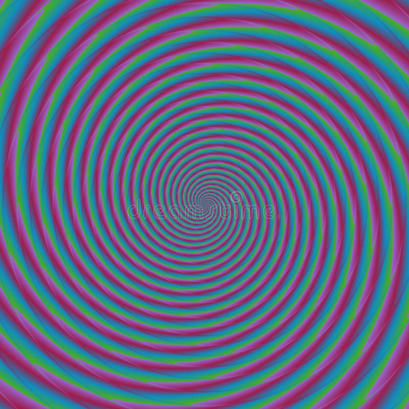 Hypnotic Retro Seamless Pattern Stock Vector - Illustration of graphic ...