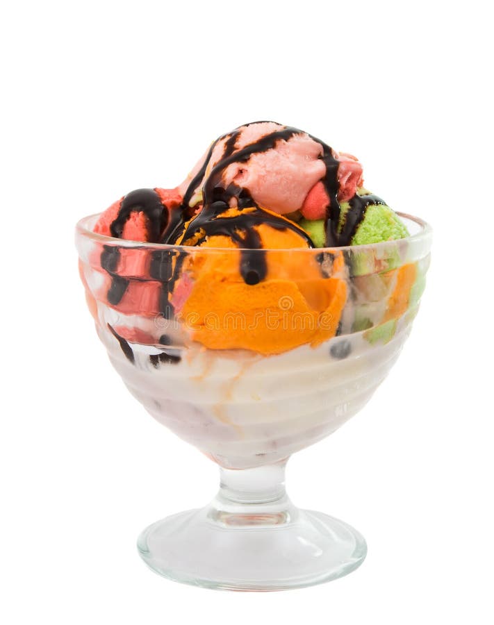 Colorful Ice Cream Scoops stock image. Image of iskrem - 31626147