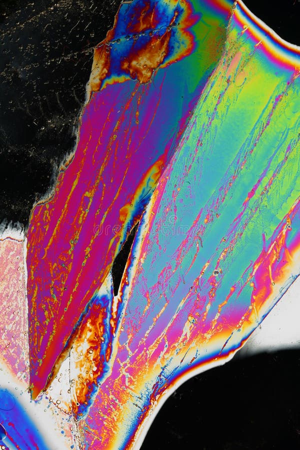 Colorful Ice in Polarized Ligh Stock Photo - Image of colourful ...
