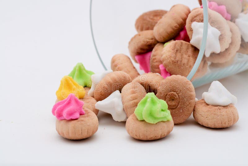 Colorful Icing Biscuit Close Up Stock Photo - Image of chocolate, snack ...