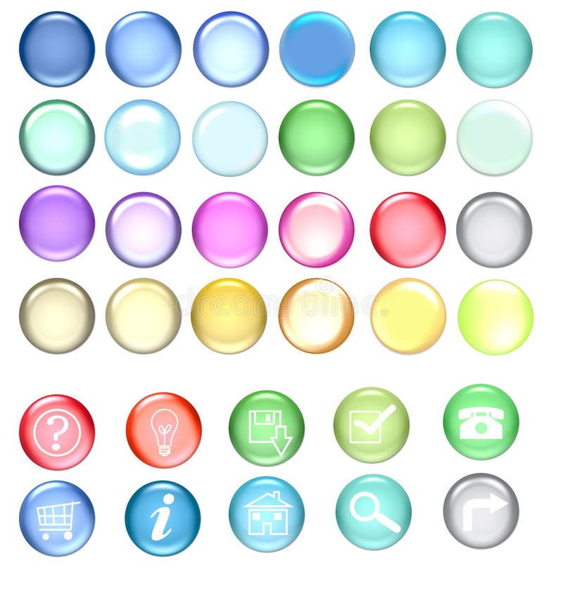 Set Of Colorful App Icon Frames Stock Vector - Illustration of ...