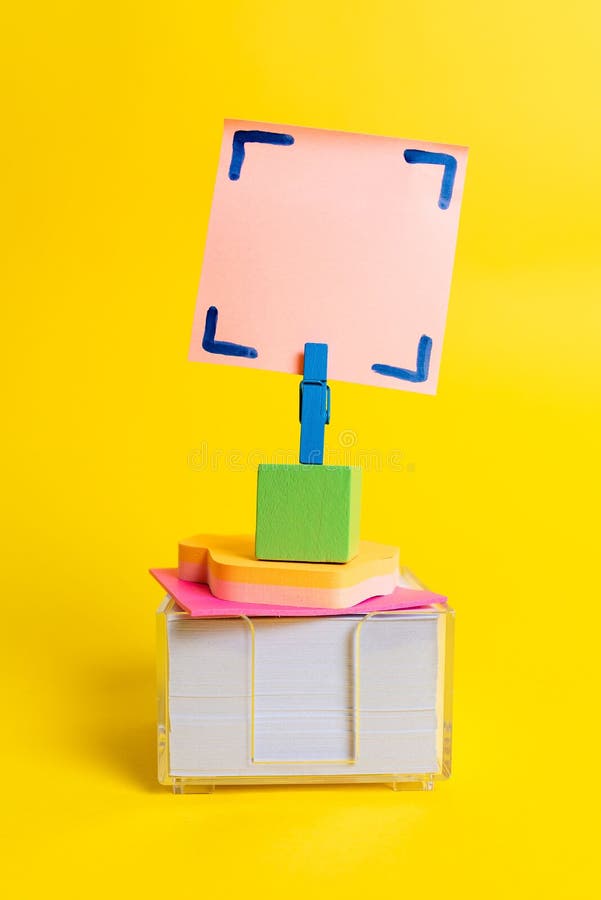 Colorful Idea Presentation Fresh Thoughts Sending Message Stock Photo ...