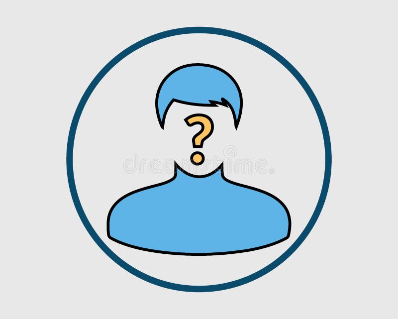 Colorful Identify Icon. stock vector. Illustration of person - 132400072