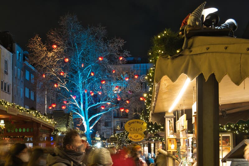 Cologne christmas market editorial photography. Image of market - 236796842