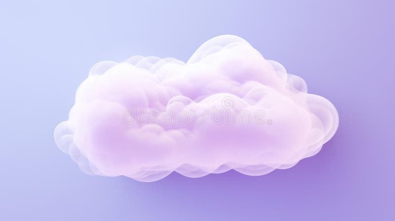 Colorful Illustration of a Fluffy Speech Bubble for Fun and Engaging ...