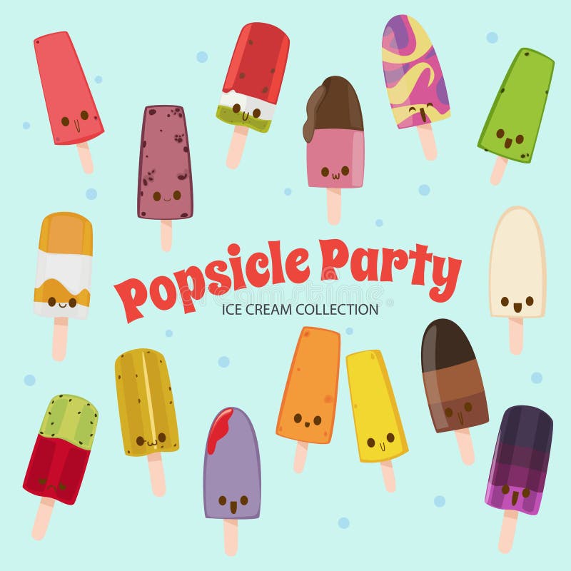 Cute Rainbow Objects Collection Stock Vector - Illustration of kiwi ...