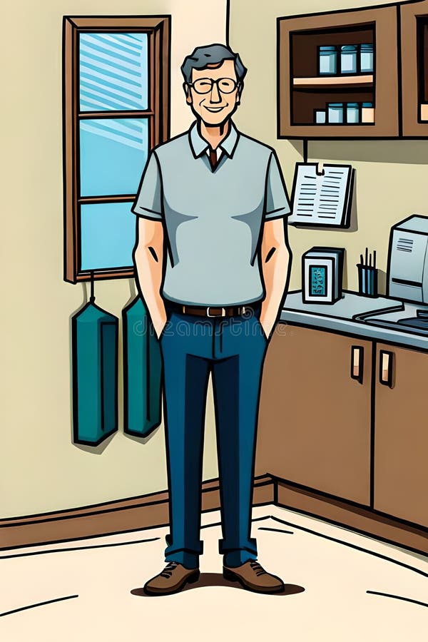 Bill Gates Cartoon Stock Illustrations – 55 Bill Gates Cartoon Stock ...