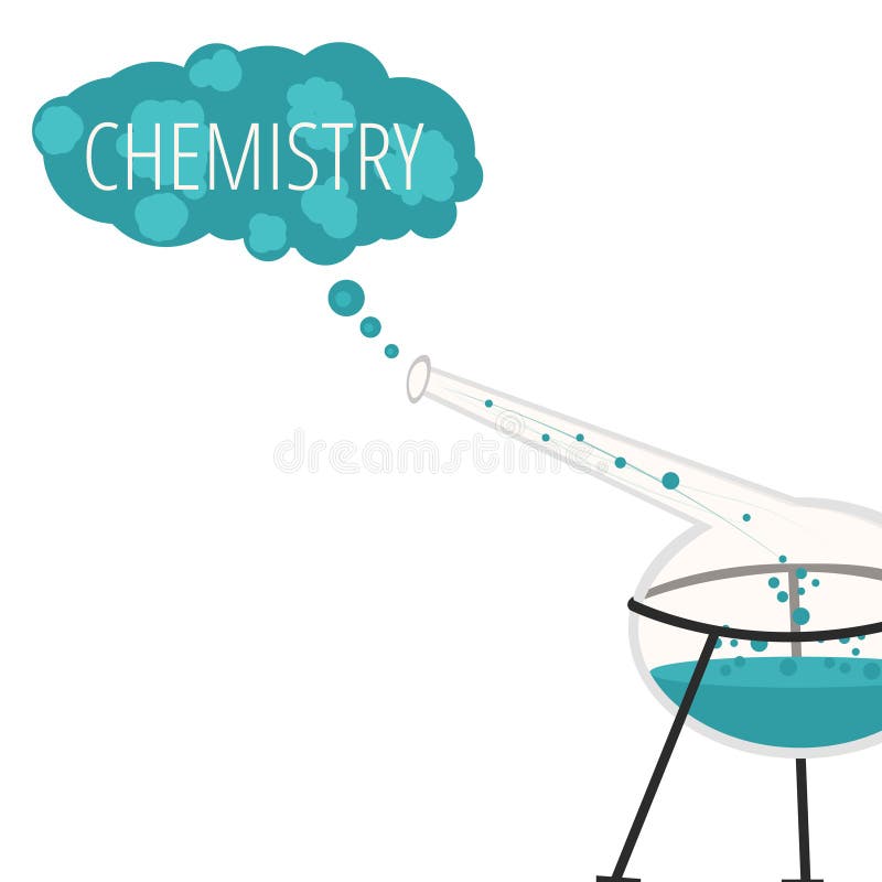 Colorful Illustration with Scientific Instruments and Equipment for ...