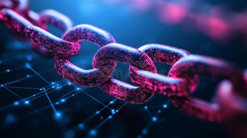A Colorful Illustration of Spherical Molecules in Chains, Their ...