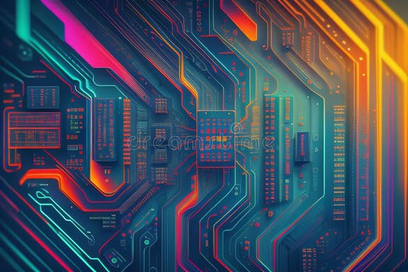 Electrical Traces Stock Illustrations – 417 Electrical Traces Stock ...