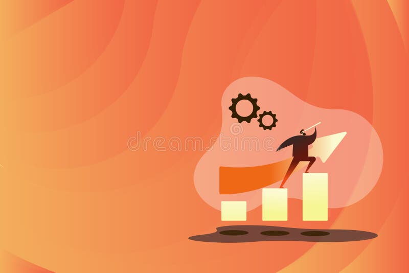 Colorful Image Displaying Progress, Abstract Leading Moving Forward ...