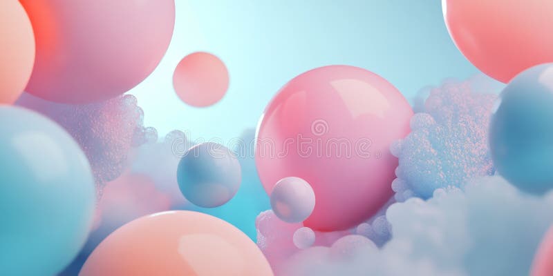 A Colorful Image of Many Different Colored Spheres, Some of Which are ...