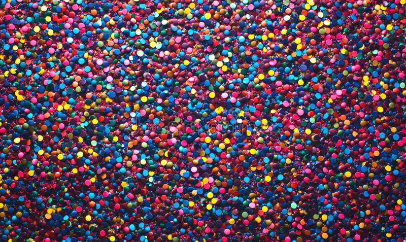 A Colorful Image of Many Small Colored Dots Stock Photo - Image of ...
