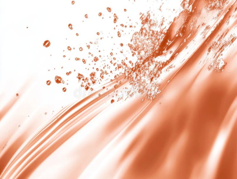 Liquid Splash and Ripples in Soft Rust Tones Stock Illustration ...