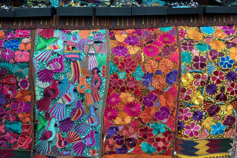 Colorful imported textiles stock image. Image of summer - 58312203