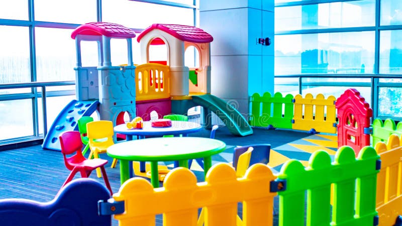 Colorful indoor playground stock photo. Image of equipments - 40388220