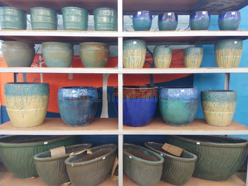 Colorful Industrial Creative Ceramic Jars Stock Photos - Free & Royalty ...