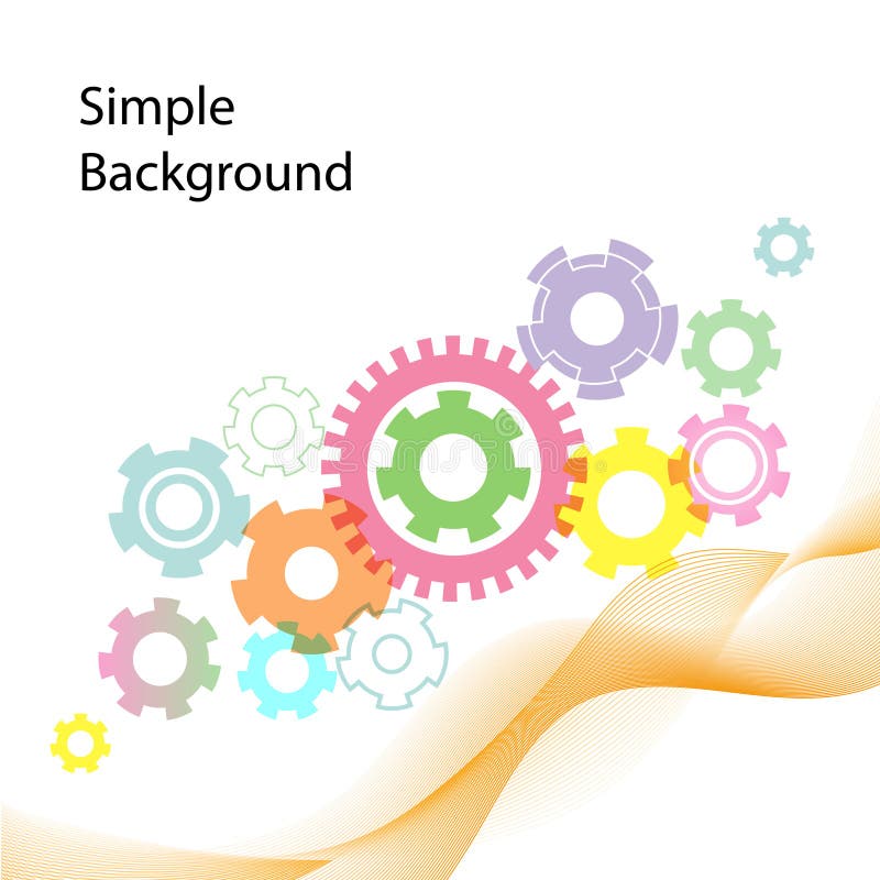 Colorful Industry Background Vector Stock Vector - Illustration of ...