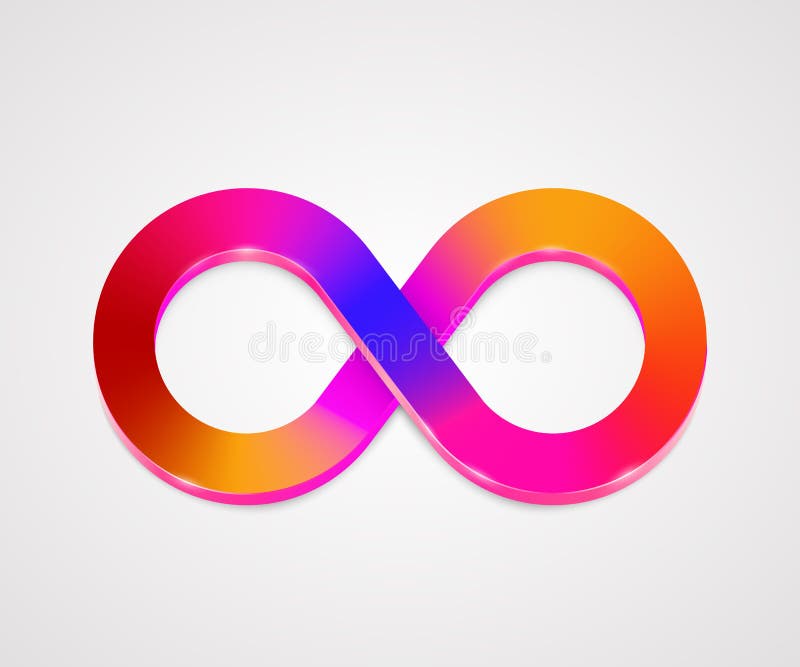 Colorful Infinity Business Logo. Eternity Concept. Vector Illustration ...