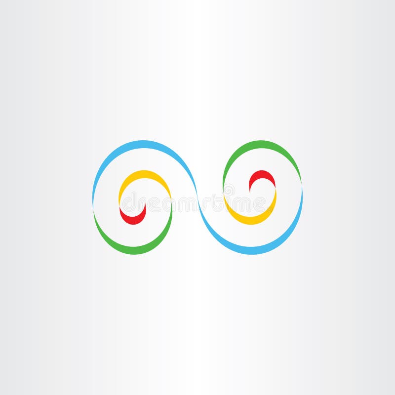 Colorful Infinity Logo Sign Vector Design Element Stock Vector ...