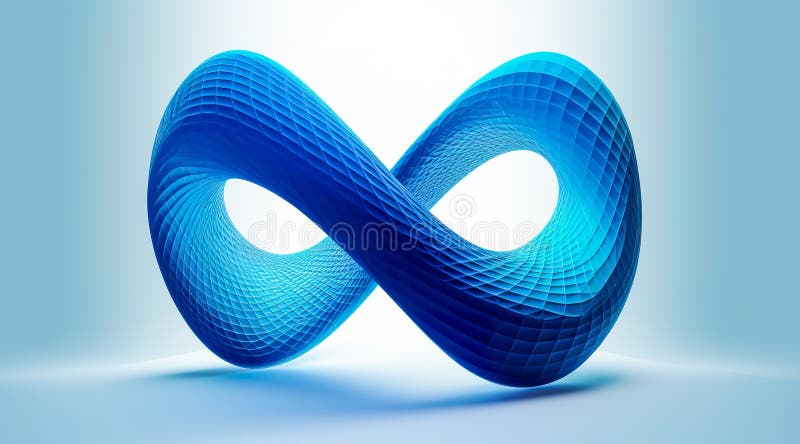 Colorful Infinity Shape Background. Infinity Symbol. Design for ...