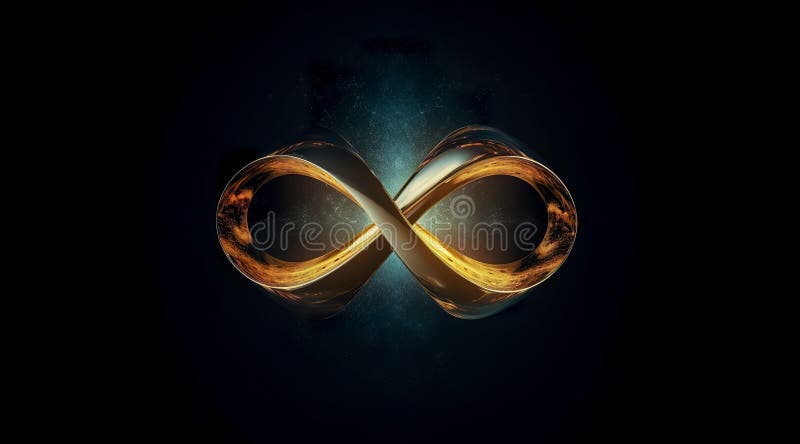 Colorful Infinity Shape Background. Infinity Symbol. Design for ...