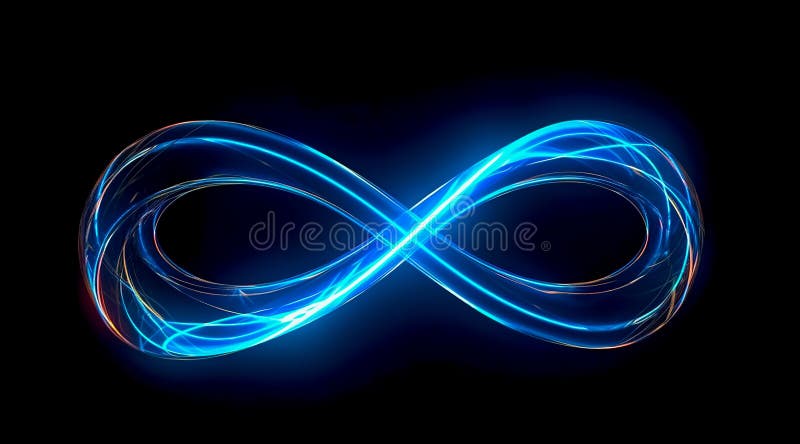 Colorful Infinity Shape Background. Infinity Symbol. Design for ...